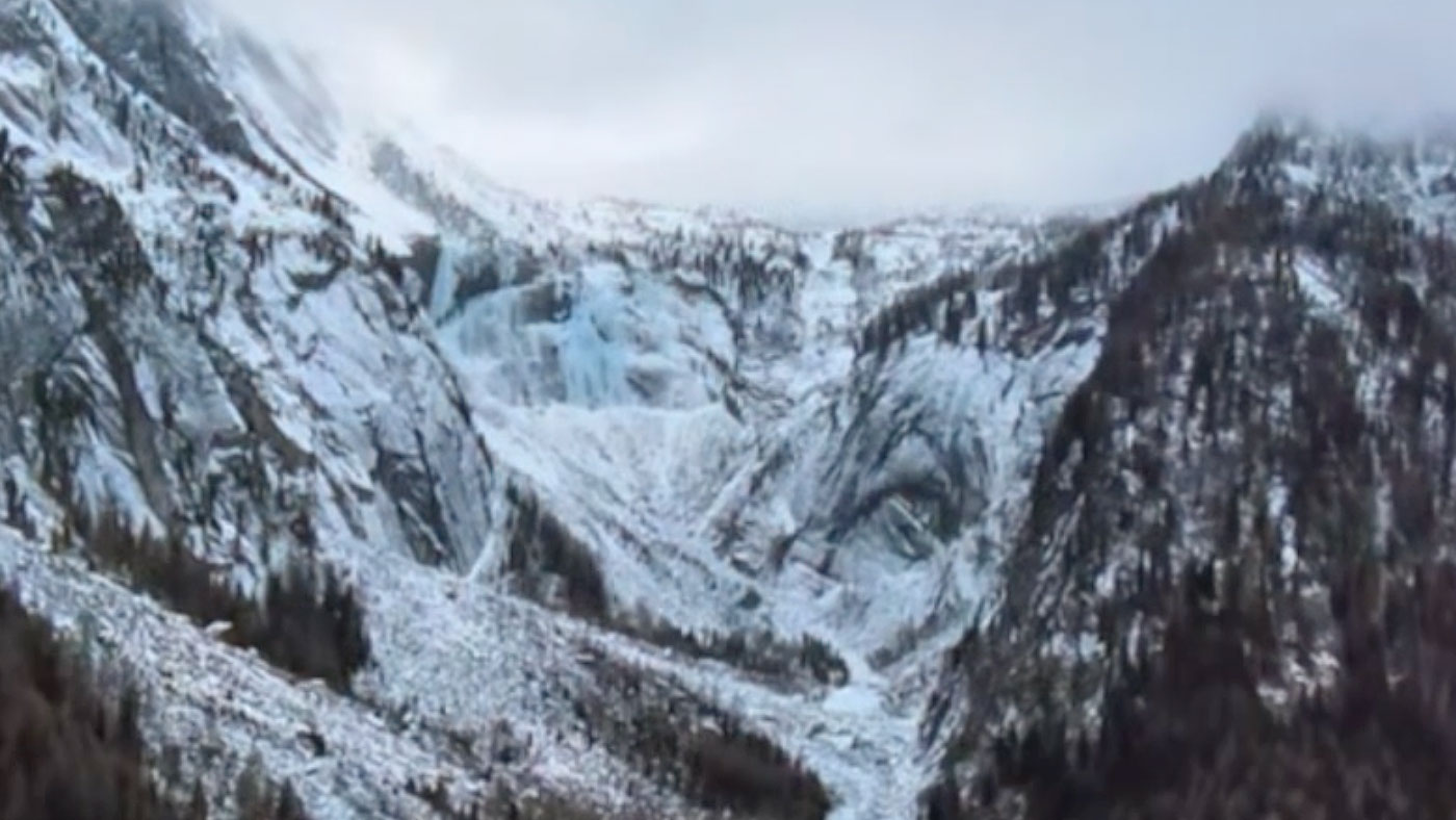 L'Albigna nella nebbia - La Bregaglia